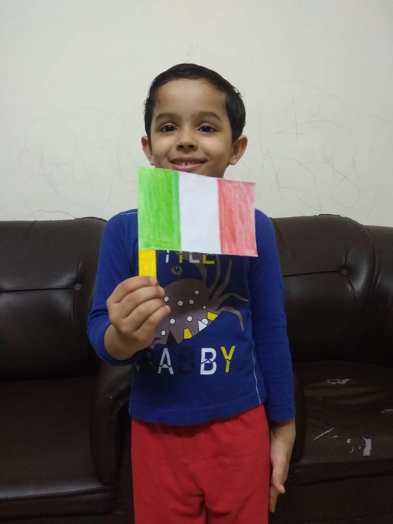 UKG Students Activities for August 2020 - SRM Public School
