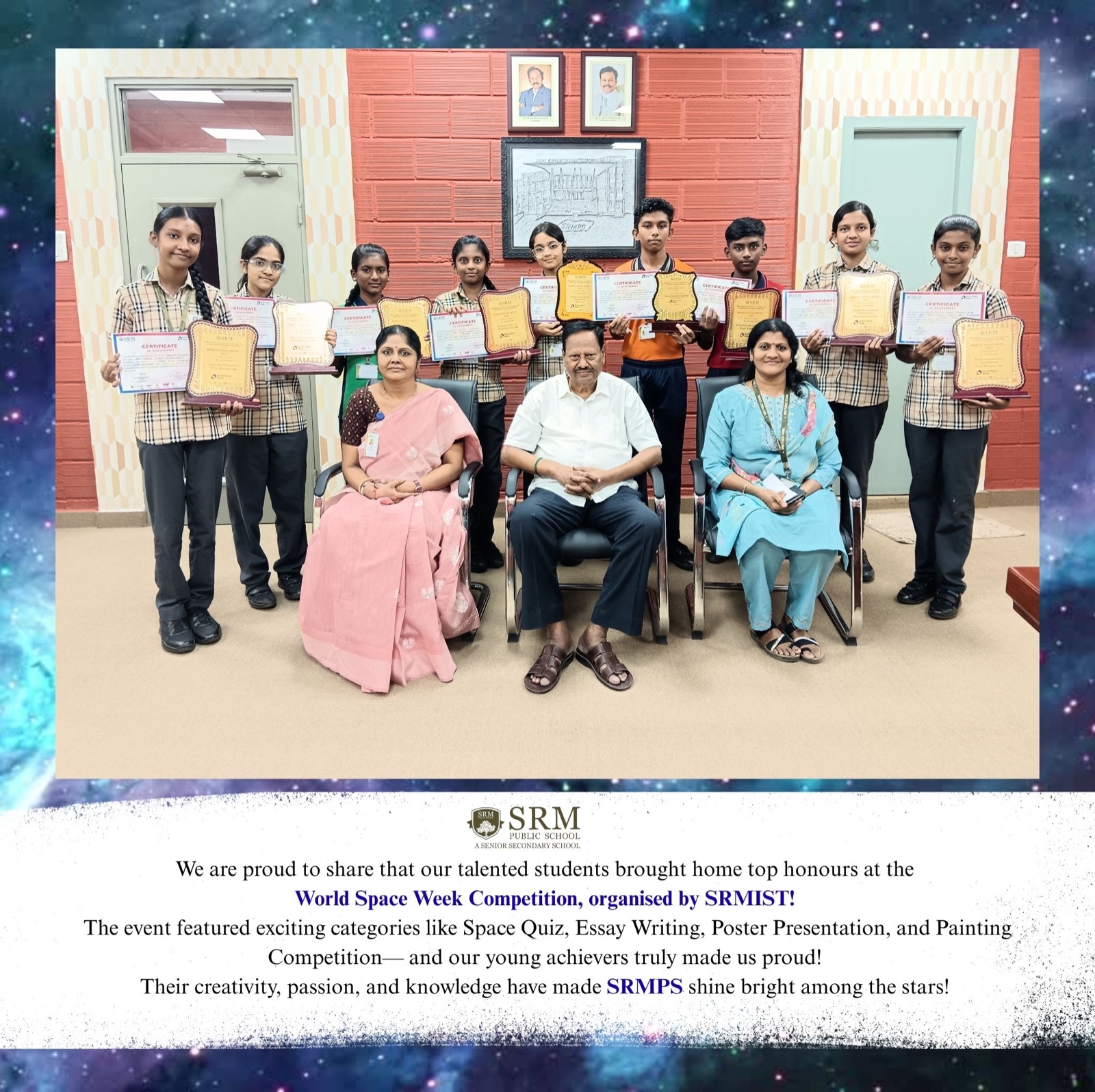 World Space Week Competition@SRMIST - SRM Public School