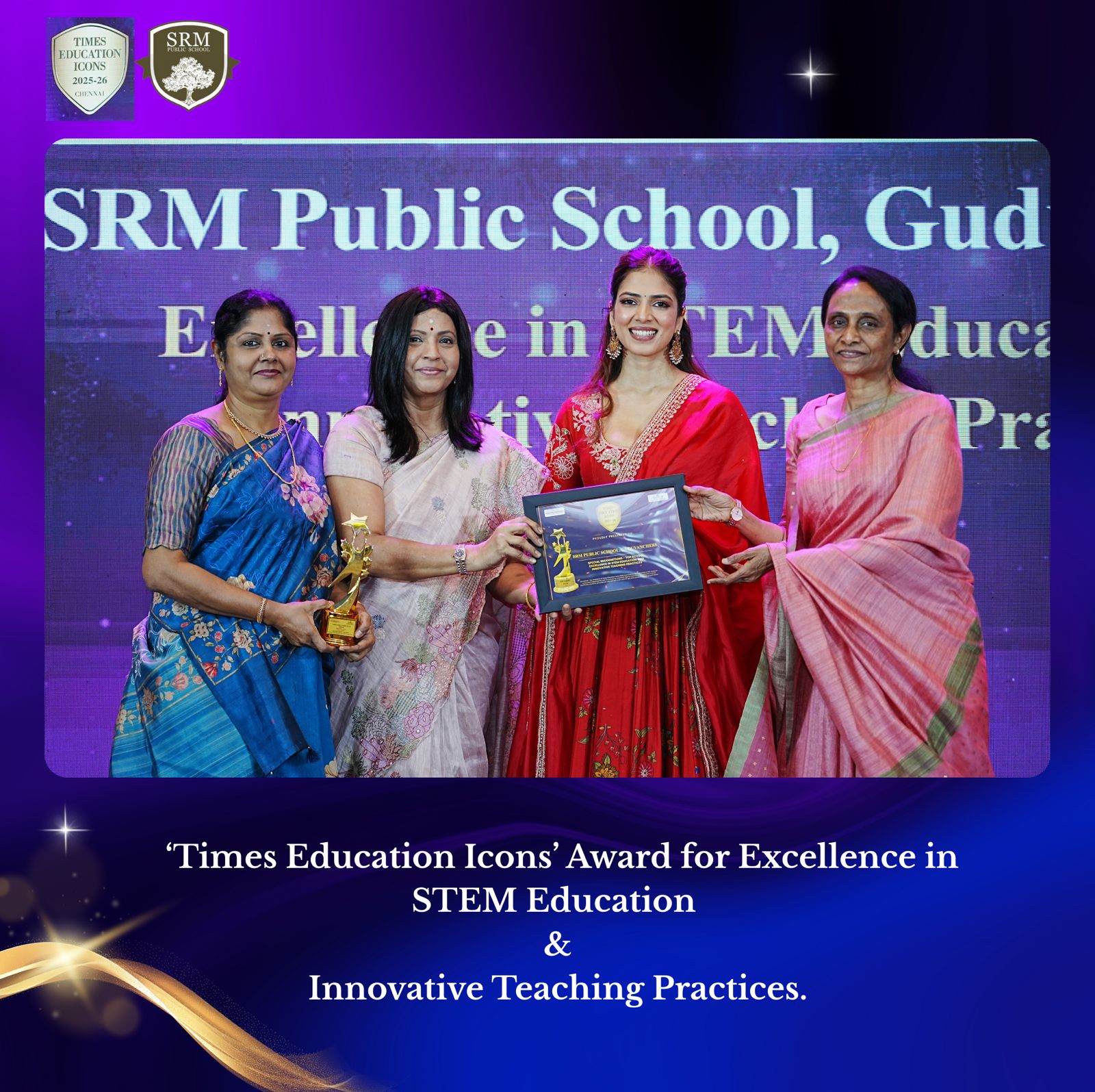Times Education Icons Award for Excellence in STEM - SRM Public School